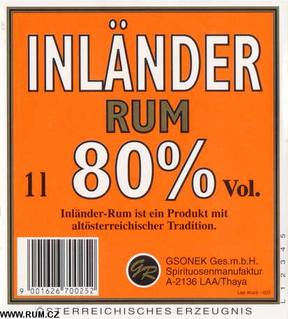 Peter's Rum Labels - Gsonek Ges.m.b.H. (Austria)