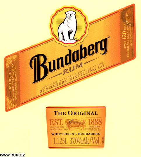 Peter's Rum Labels - Bundaberg Distilling (Australia)