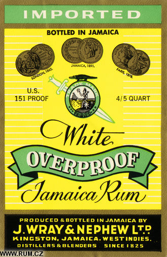 Peter's Rum Labels - J. Wray & Nephew Ltd. (Jamaica)