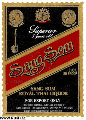 Peter's Rum Labels - Sang Som Co. Ltd. / Surathip Sriaroon Co., Ltd ...