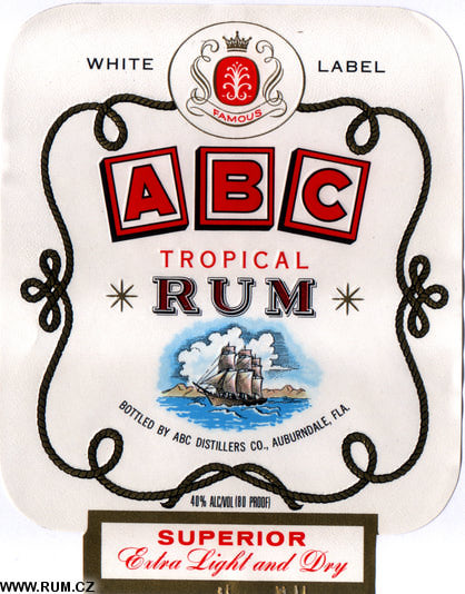 Rum od ABC Distillers Co. - USA - Petrovy rumové etikety